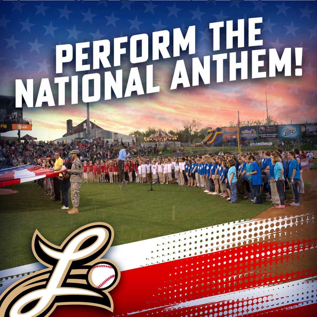School National Anthem Performance - Lancaster Stormers